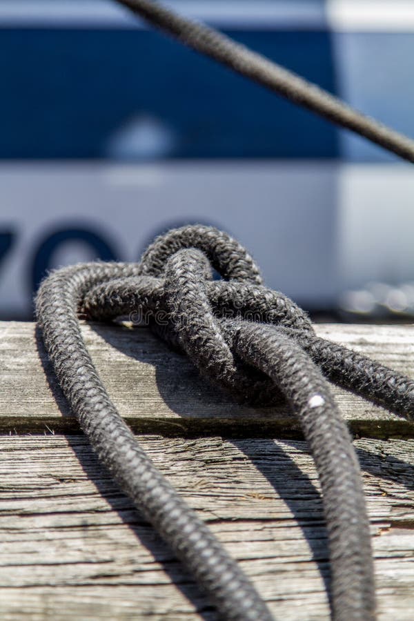 Rigging rope stock image. Image of hawser, closeup, sailing - 56988445