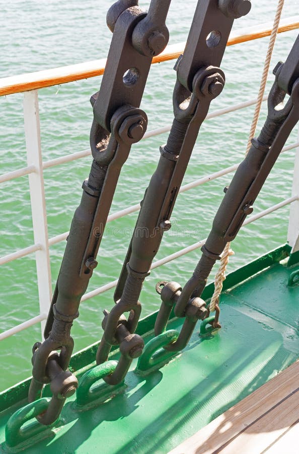 Rigging on a ship stock image. Image of nautic, marine - 131089281