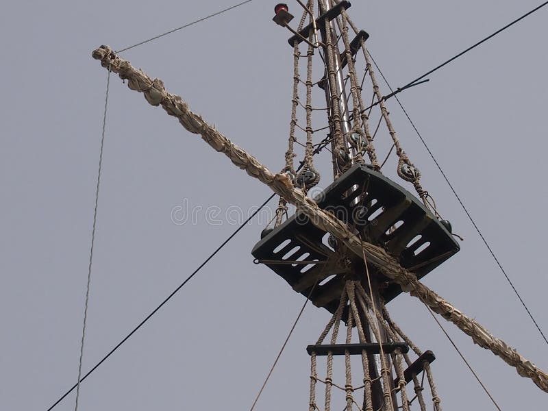 Rigging stock image. Image of flagstaff, equipment, yachts - 78219701
