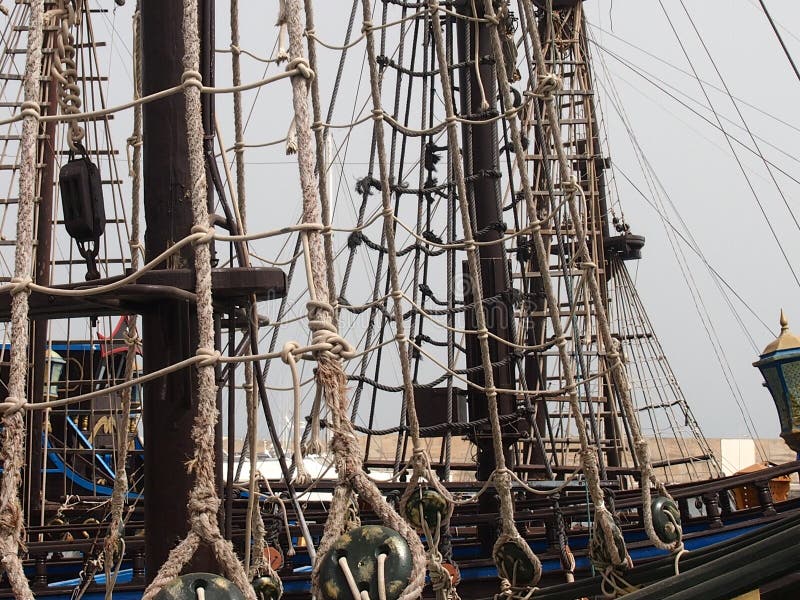 Rigging stock image. Image of embankment, standing, masts - 78220155