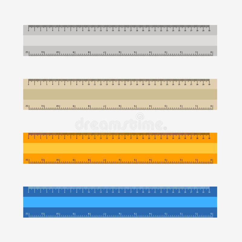 Un Righello Di 50 Millimetri Un Righello Di 5 Centimetri Griglia Di ...