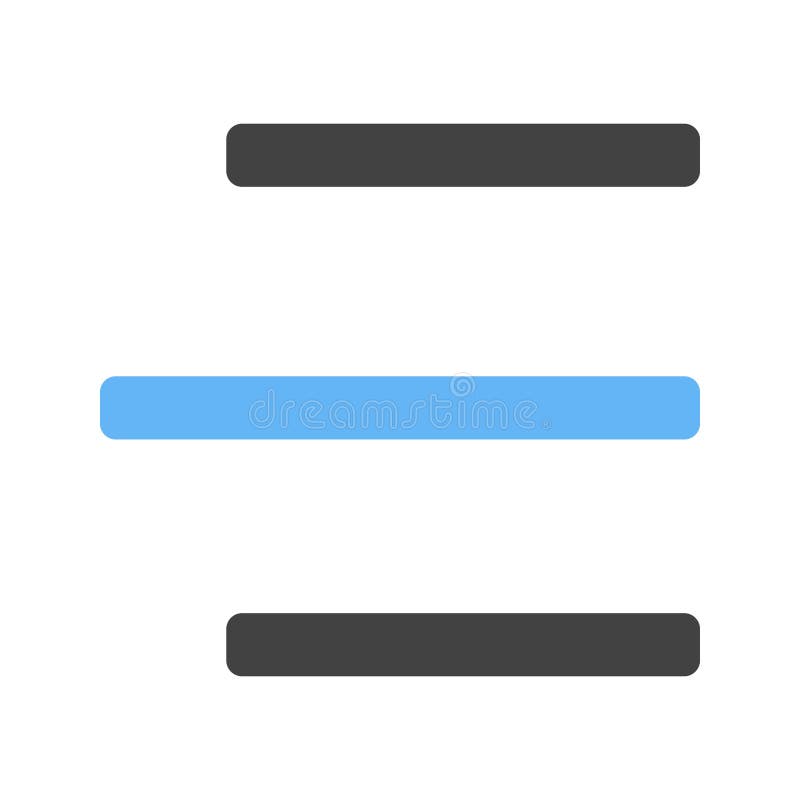 Right Align Icon stock vector. Illustration of alignment - 111373888