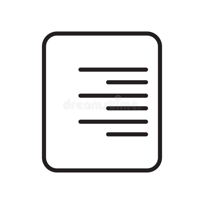 Right Alignment Vector Icon Isolated on Transparent Background, Right ...