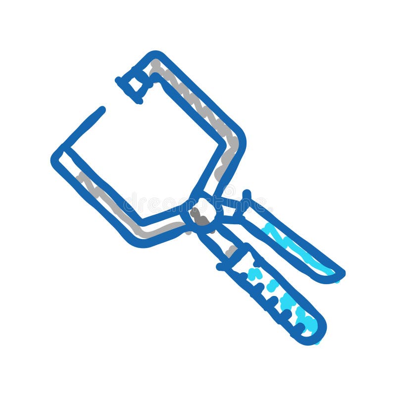 Right Angle Clamp Carpenter Tool Icon Doodle Illustration Stock ...