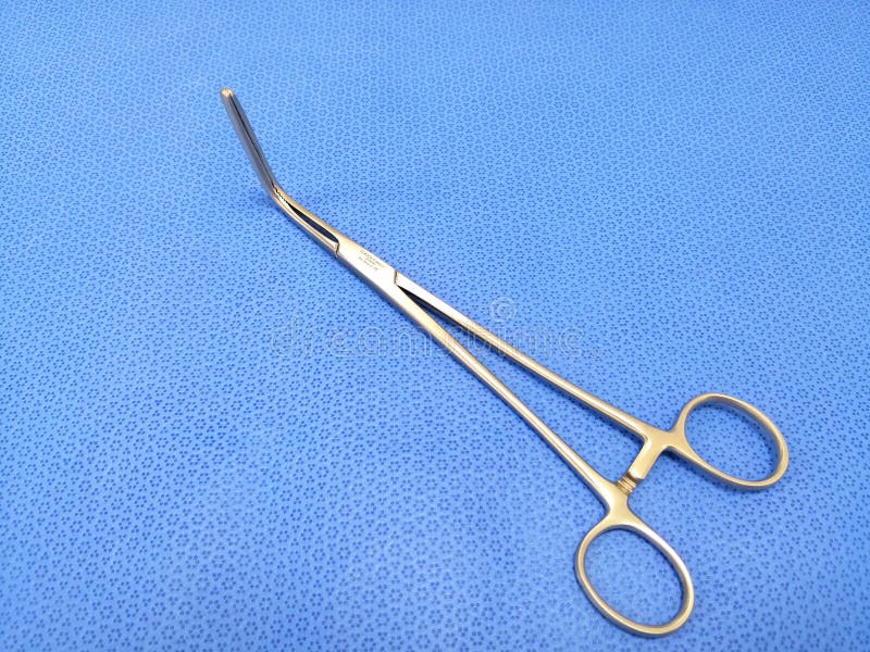 RIGHT ANGLE FORCEPS stock image. Image of treatment - 142342027