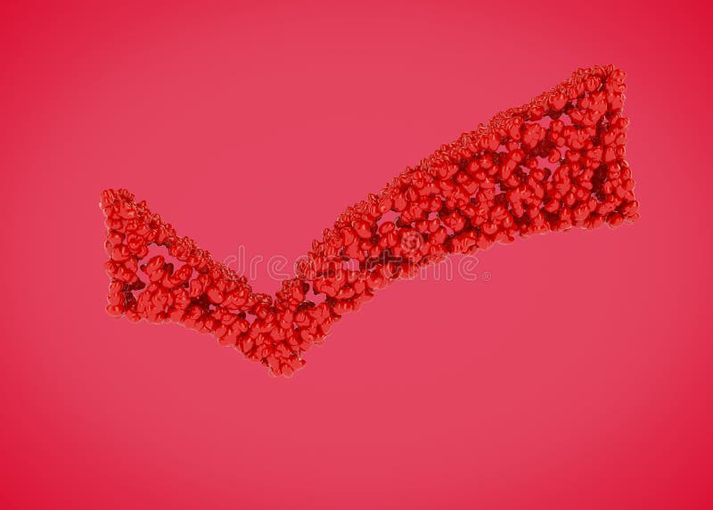 Right Answer Sign Made from Heart Isolated with Clipping Path Stock ...