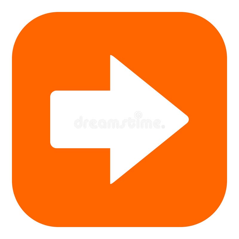 Right arrow and app icon stock vector. Illustration of symbol - 236873129