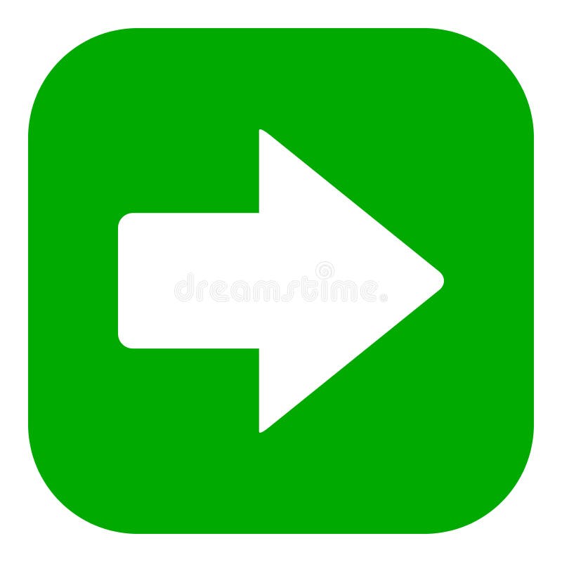 Right arrow and app icon stock vector. Illustration of vector - 241847202