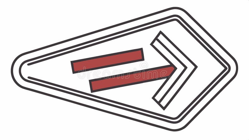 Right Arrow in Frame, Direction and Forward Movement Symbol Vector ...