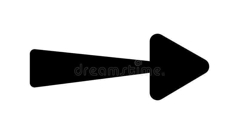 Right arrow icon stock illustration. Illustration of movement - 352701564