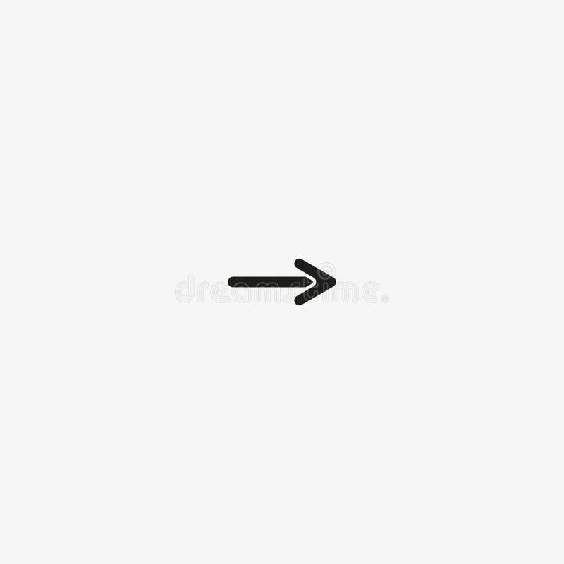 Right Arrow Icon. Next Page Button Symbol for Website and Mobile App UI ...