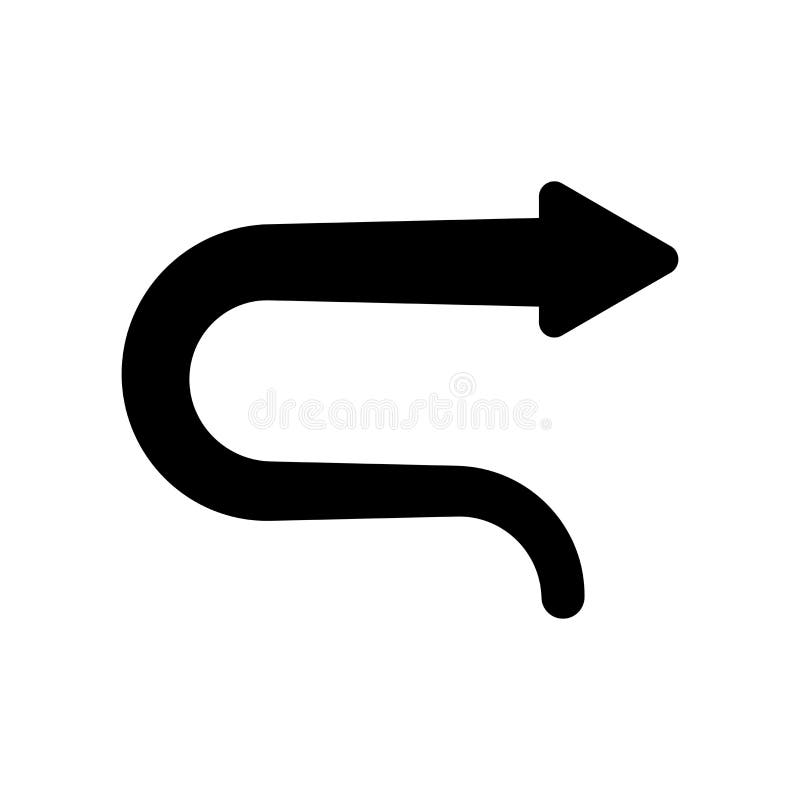Right Arrow Icon. Trendy Right Arrow Logo Concept on White Background ...