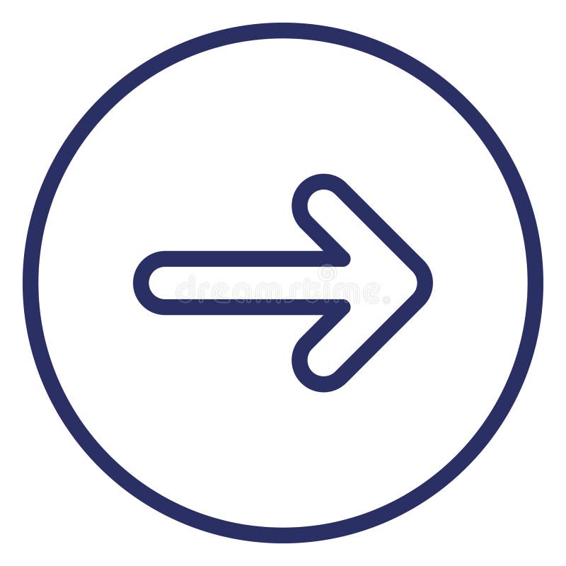 Right Arrow Vector Related To Web Browser Windows and Fully Editable ...