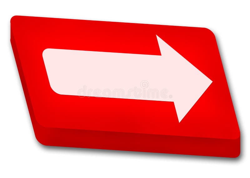 This way arrow stock illustration. Illustration of help - 10969089