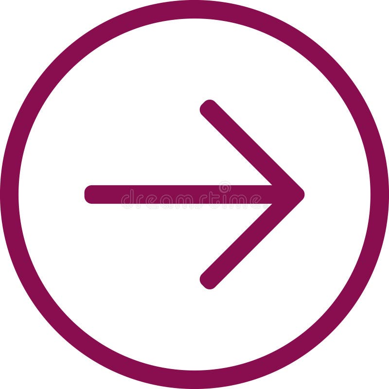 Right Arrow Next Button . Pink Arrow Icon Vector Pro Vector Stock ...