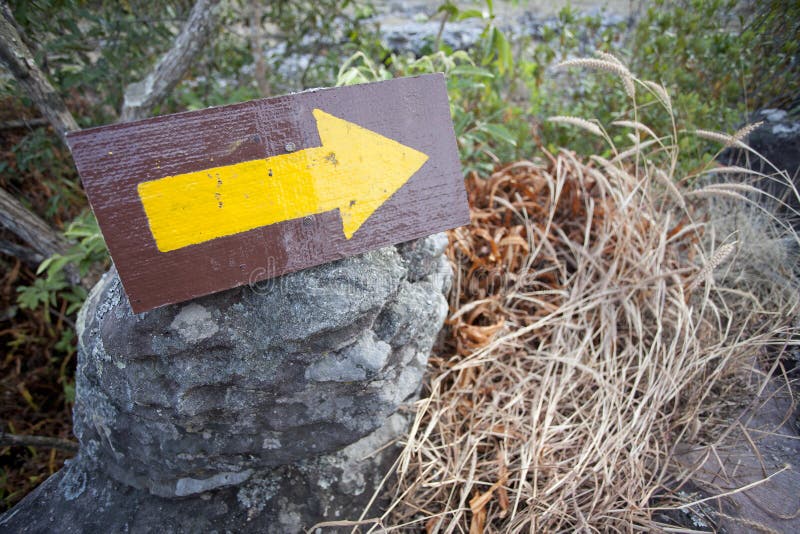 Right Arrow on an Outdoor Sign Stock Photo - Image of economy ...