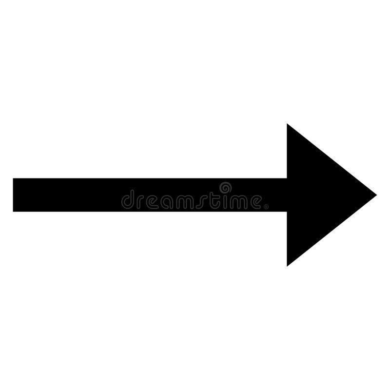 Right arrow sign icon stock vector. Illustration of next - 224651818