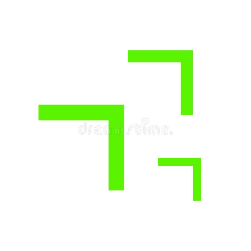 Right Arrowhead Bright Green Simple for Icon, Cursor Bright Green ...