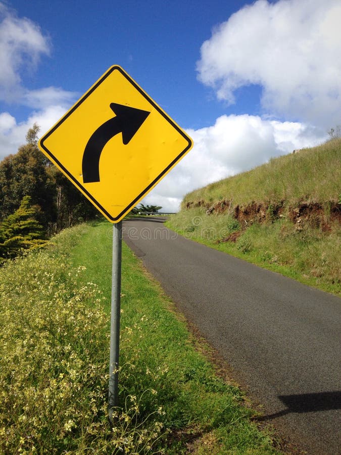 Right Bend in Road stock image. Image of motion, alternate - 4730347