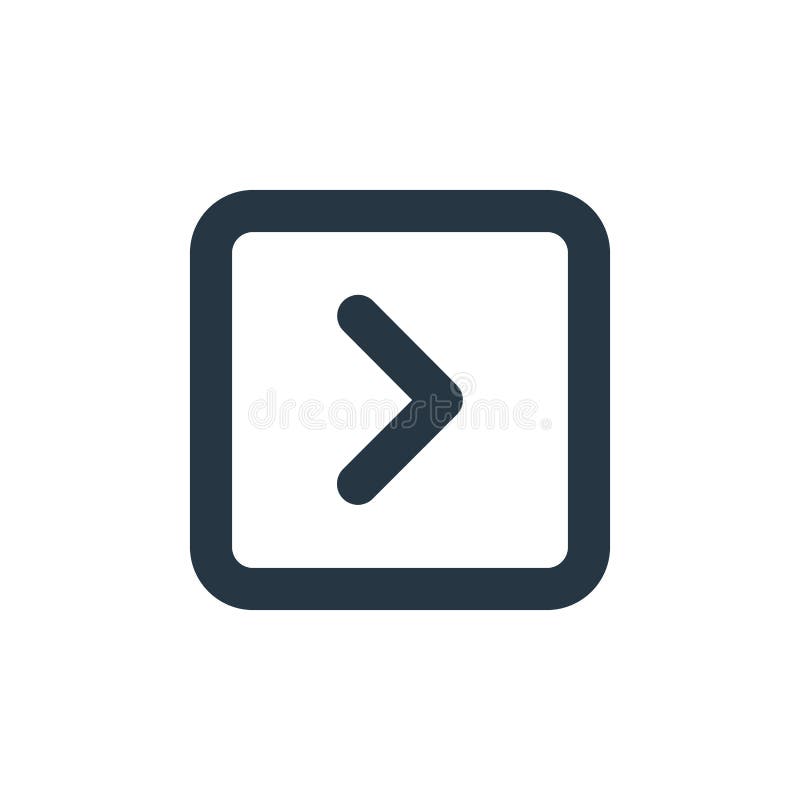 Chevron Right Icon Stock Illustrations – 561 Chevron Right Icon Stock ...