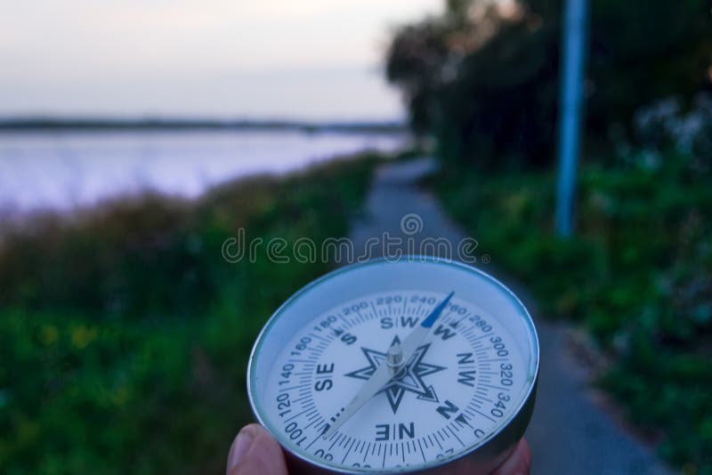 Right Compass is always Needed Stock Image - Image of azimuth, arrow ...