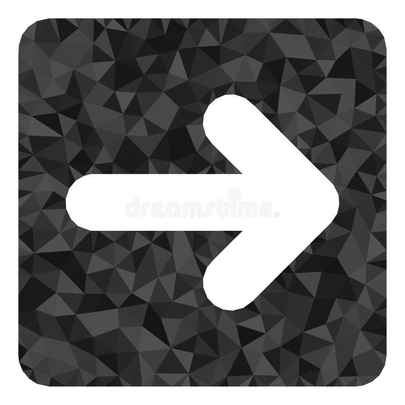 Right Cursor Polygonal Icon Stock Vector - Illustration of arrow ...