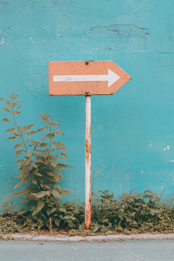 The Right Direction, Arrow Sign, Go this Way Stock Photo - Image of ...