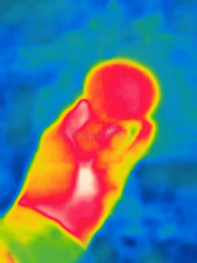 Compass In Hand Infrared Stock Image Image Of Receiver 273698285