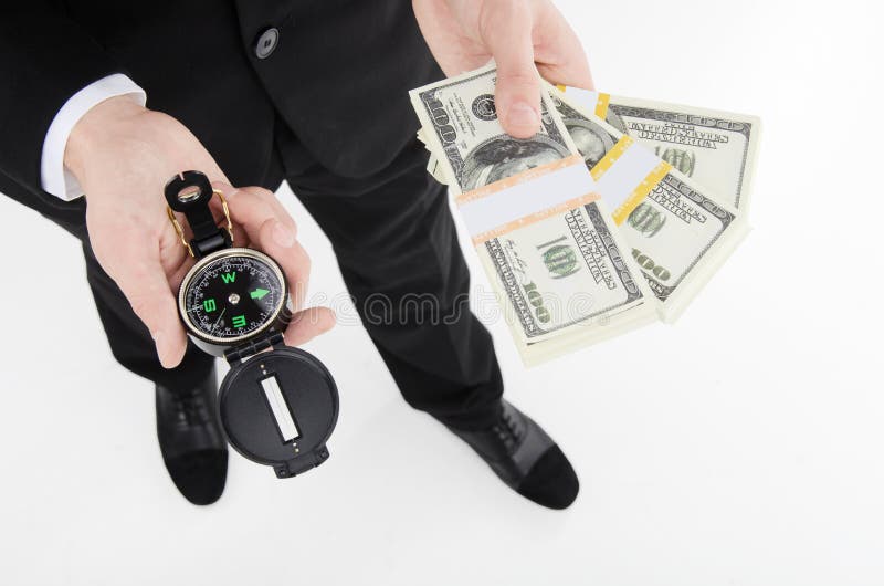 Right direction stock image. Image of ideas, cash, compass - 31026093