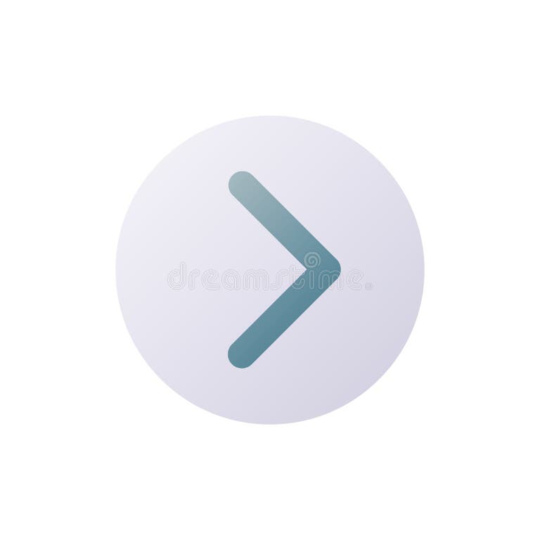 Right Direction Pointer Pixel Perfect Flat Gradient Two-color Ui Icon Stock Vector ...