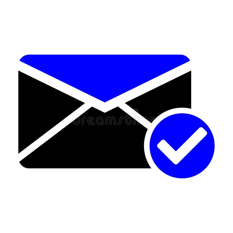 Right Email Icon stock vector. Illustration of vector - 222993255