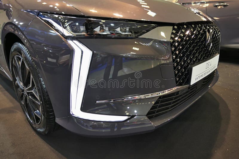 Right Front View of Front Mask of Subcompact Executive Car DS4, Second ...