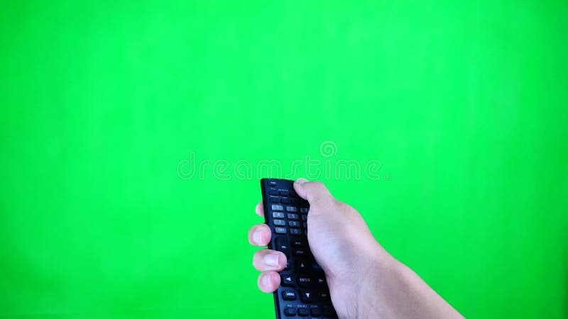 Hand Pressing Buttons on Air Conditioner Remote Control Stock Video ...