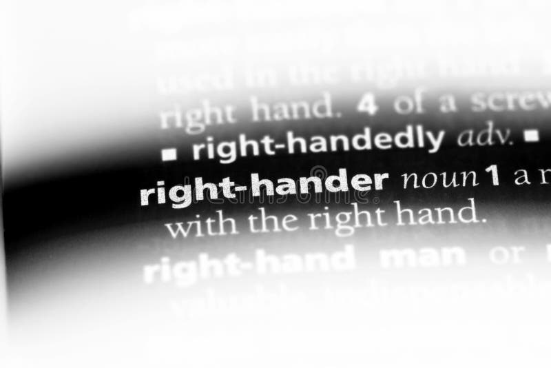 Right hander stock image. Image of writing, idea, isolated - 126614767