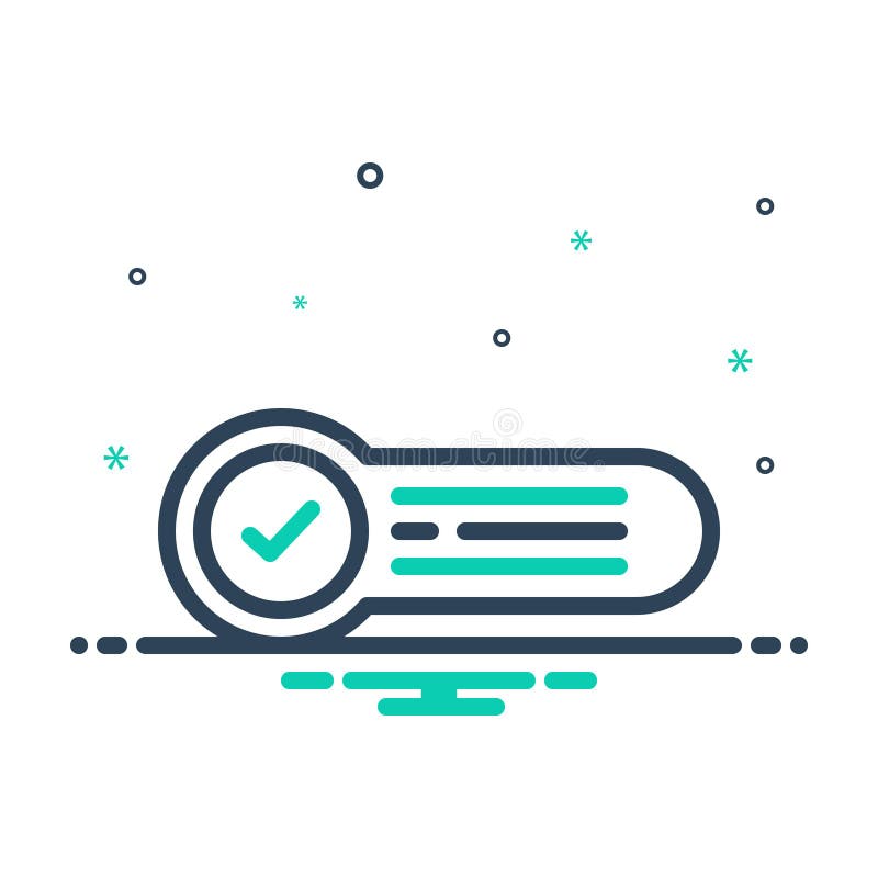 Mix Icon for Right, Correct and Good Stock Vector - Illustration of ...