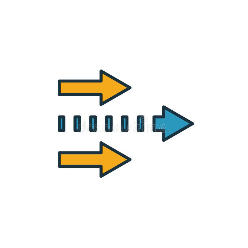 Right Leading Icon. Creative Element Design from Productivity Icons ...