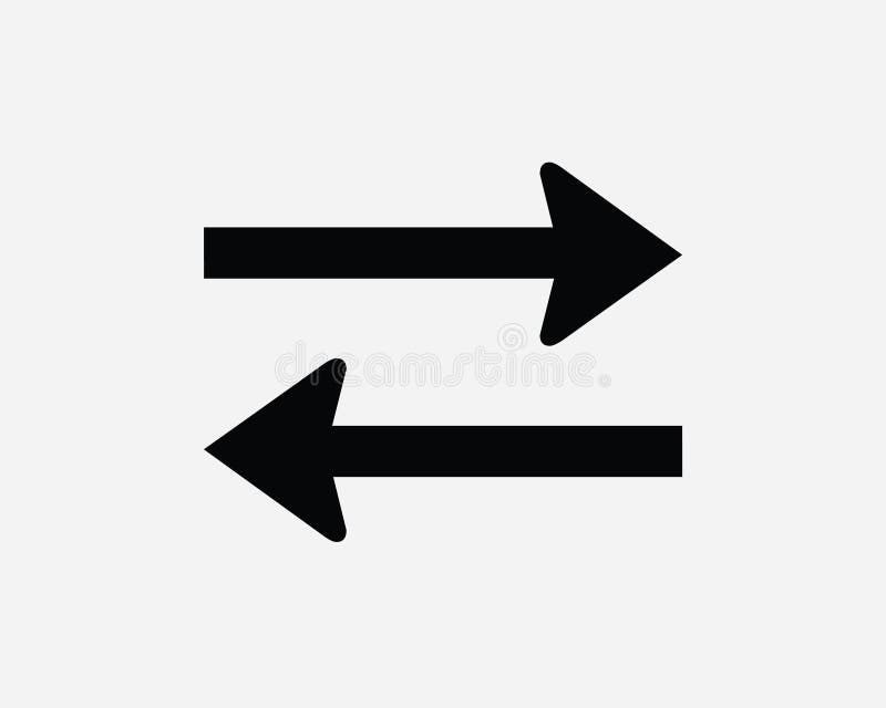 Right and Left Arrow Icon. Direction Navigation Previous Next Two ...