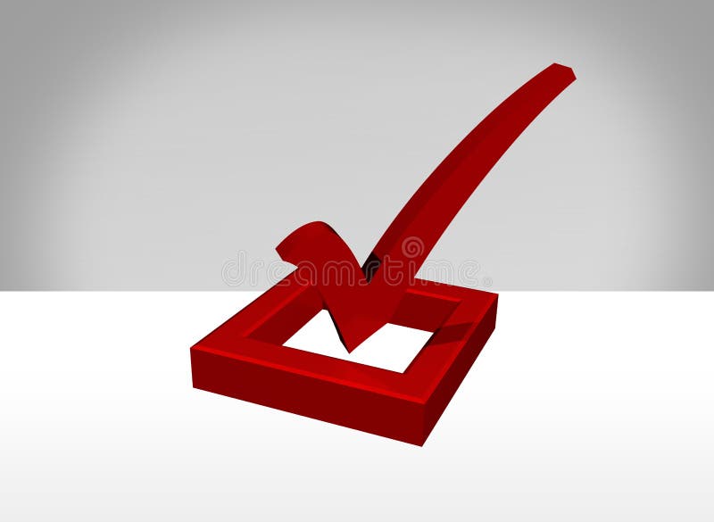 Right mark stock illustration. Illustration of perspective - 12504638