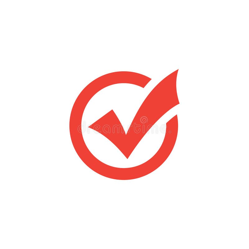 Right Red Icon on White Background. Red Flat Style Vector Illustration ...