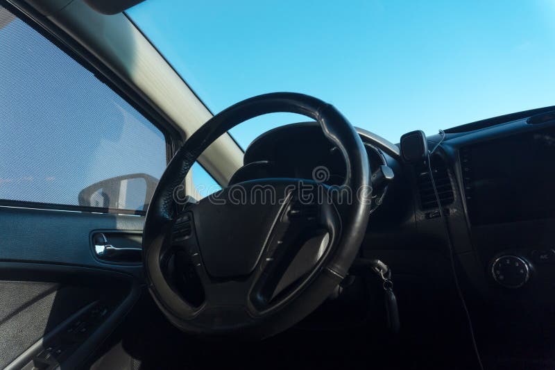 Right Side Car Cockpit Interior. Stock Photo - Image of cockpit, seat ...