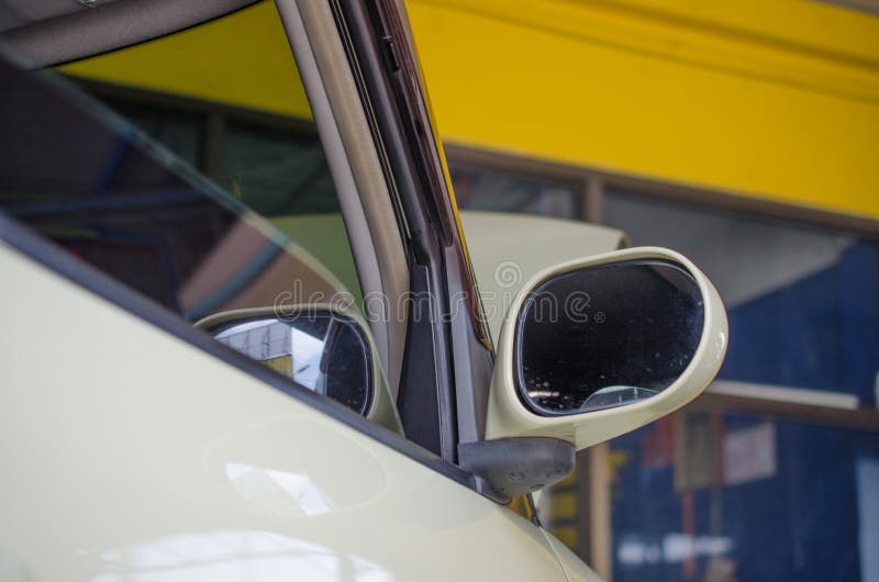 Side mirror car stock photo. Image of check, tyres, engine - 103901984