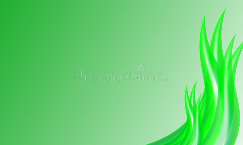 Right Side Green Wave Frame Stock Vector - Illustration of modern ...