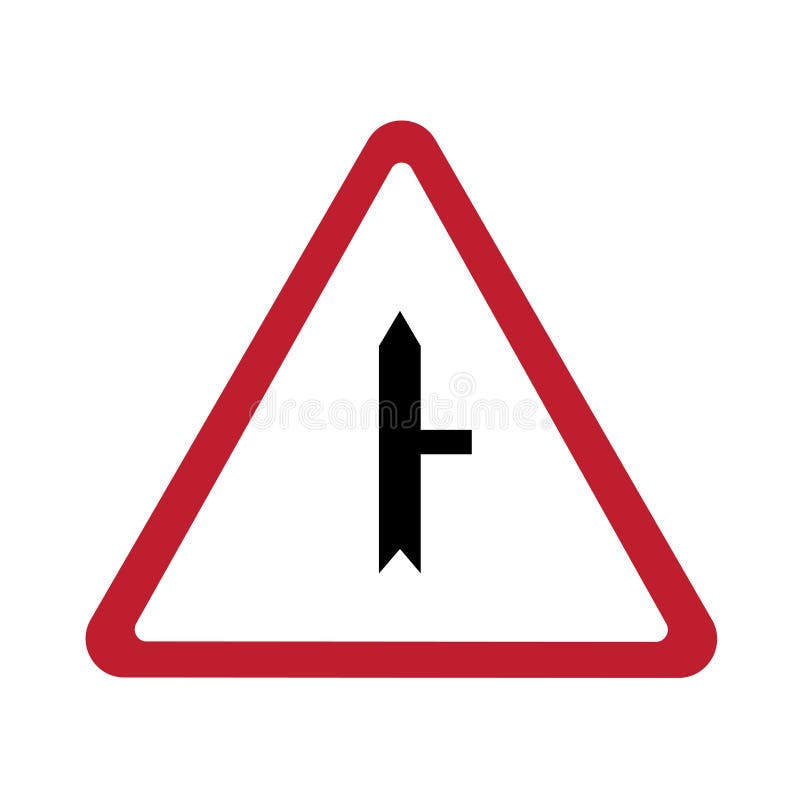 Right Side Traffic. Triangular Icon. Road Sign. Information Element ...