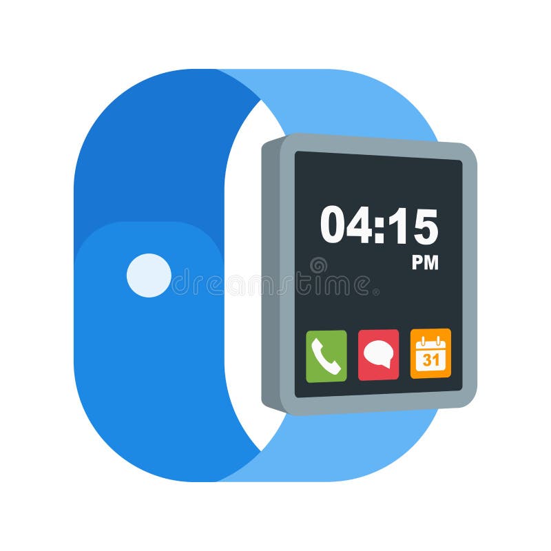 Smart Watch Side View Stock Illustrations – 119 Smart Watch Side View ...