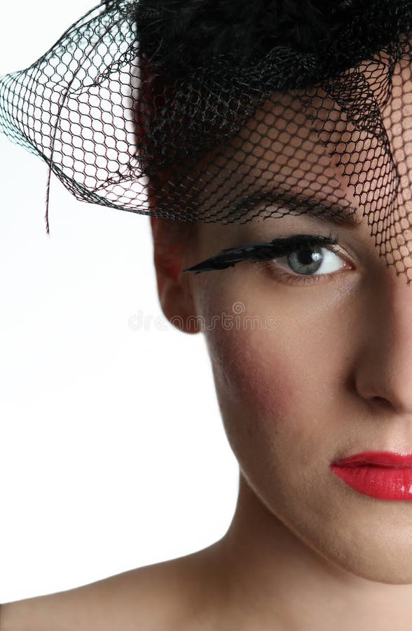 Right Side of a Young Woman S Face Stock Photo - Image of eyes, head ...