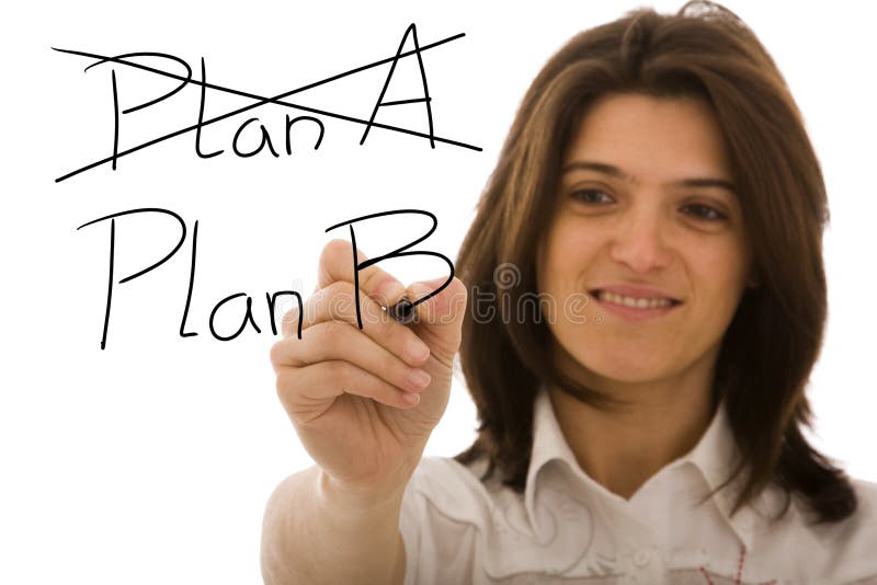 The Right Solution for a Big Problem Stock Image - Image of change ...