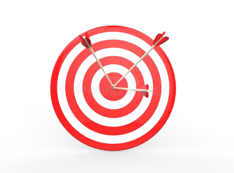 Right on Target stock illustration. Illustration of exact - 28311841