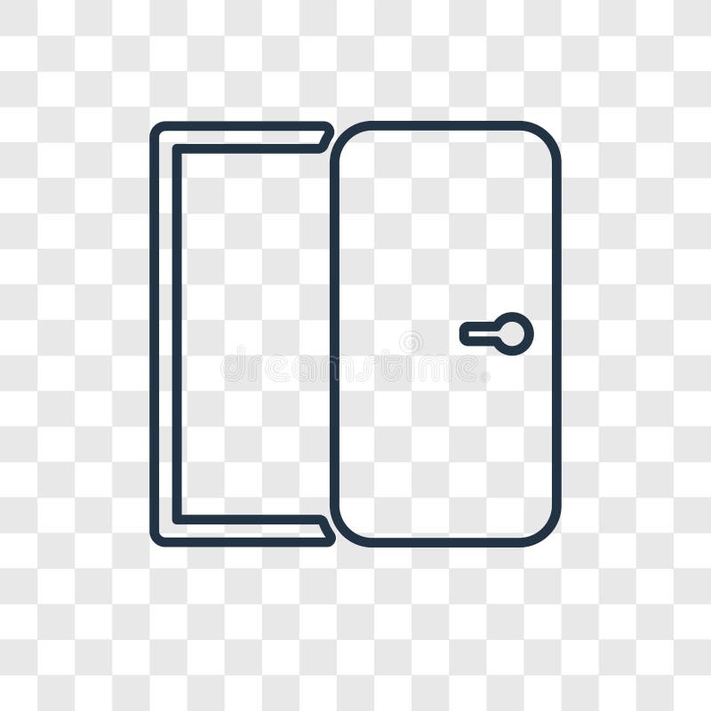 Right To Access Concept Vector Linear Icon Isolated on Transparent ...