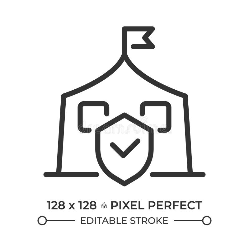 Right To Asylum in Other Countries from Persecution Pixel Perfect Line ...