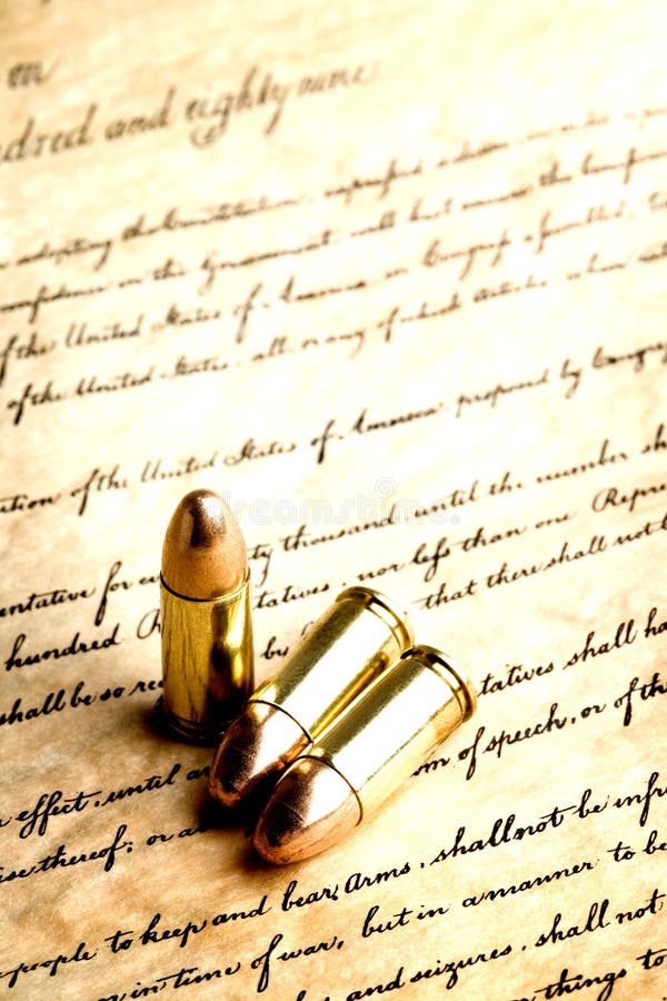 Right To Keep and Bear Arms Stock Image - Image of parchment, weapon ...